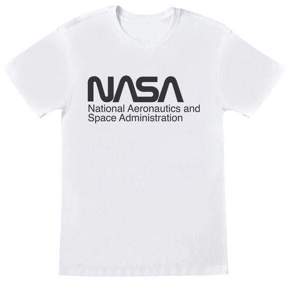 Nasa | Shirts & Tops | Nasa Boys Logo One Tone Tshirt White | Poshmark